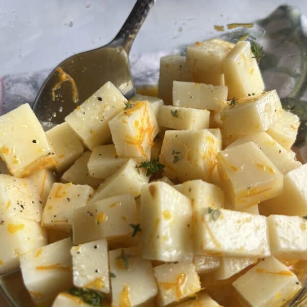 Simple Marinated Manchego Cheese - Her Mise En Place