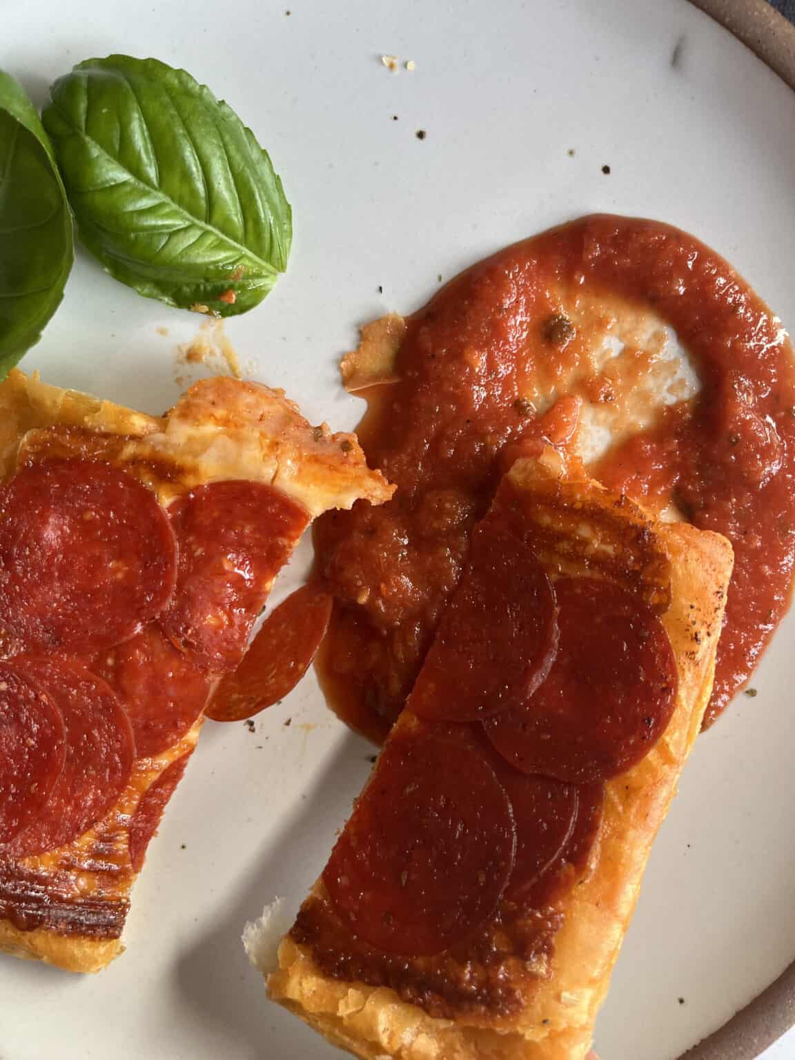Upside Down Pizza Puff Pastries